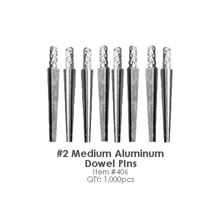 #2 Med Dowel Pin Aluminum 1000 – wisdomdentalsupply.com