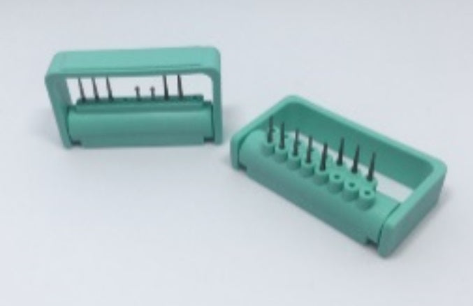 #DXX1002 PLASTIC BUR DISPENSER Plastic, FG 16 holes, autoclavable - 1p ...